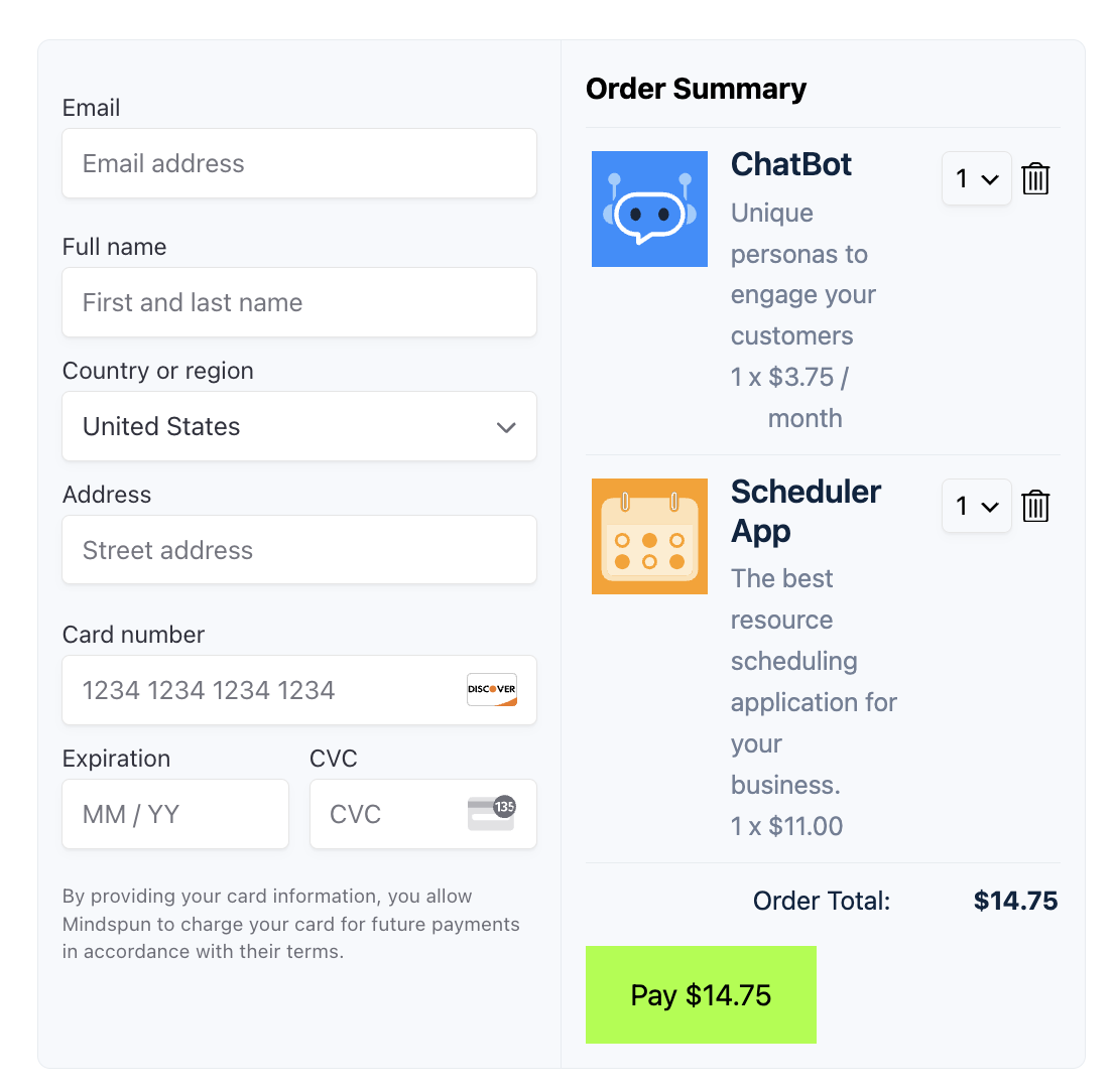 Checkout Block – Mindspun