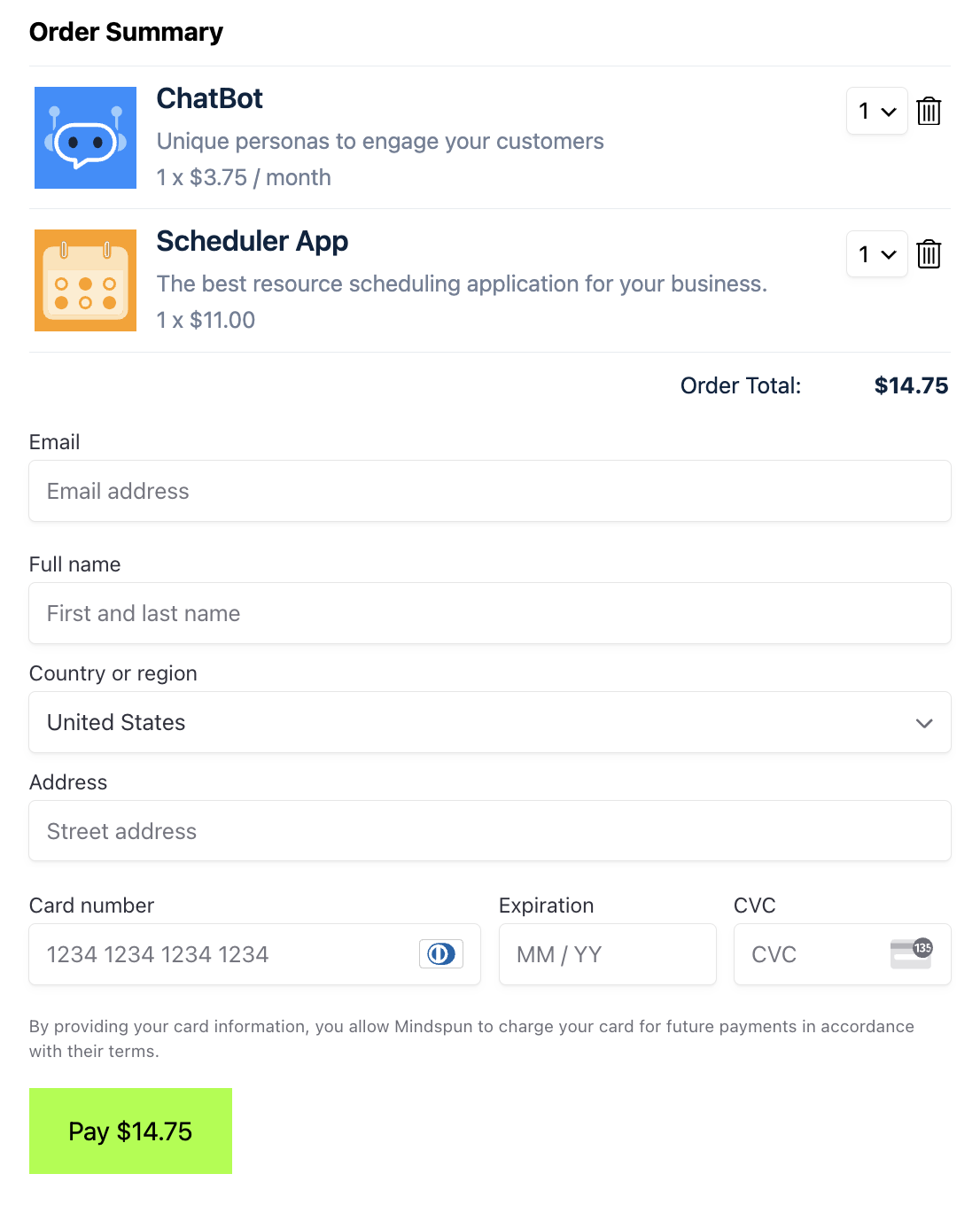 Checkout Block – Mindspun