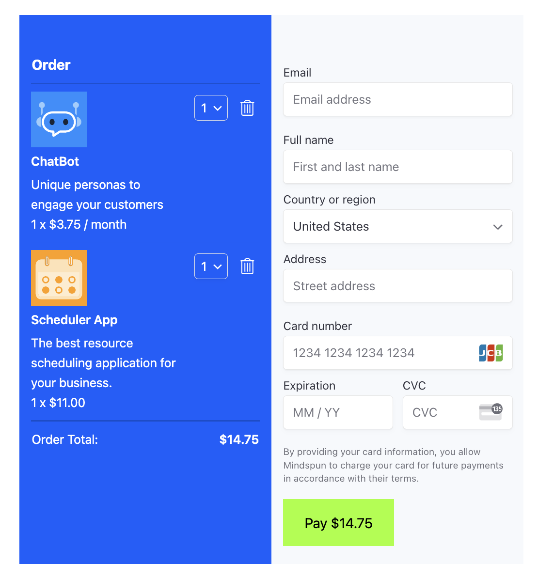 Checkout Block – Mindspun
